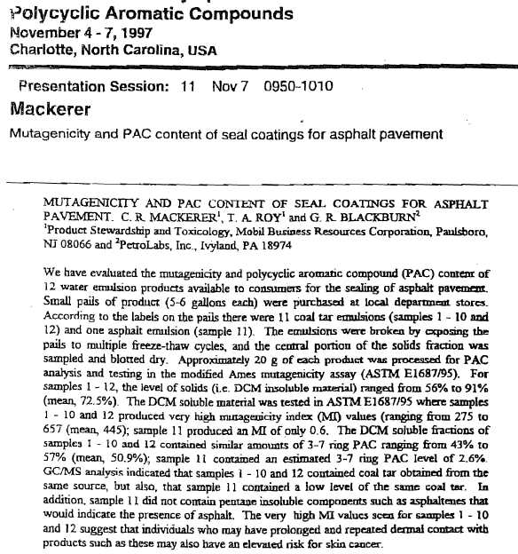 Mackerer-Sealant-Toxicity-abstract | Coal Tar Free America